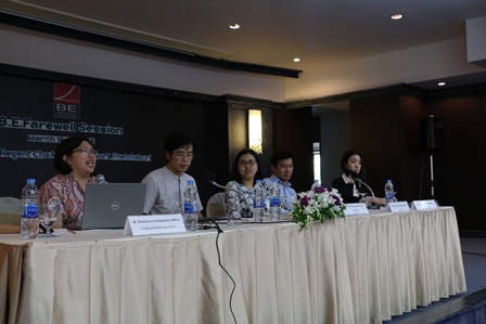 The last orientation and farewell session for the fourth-year students at the Regent Cha-Am ...