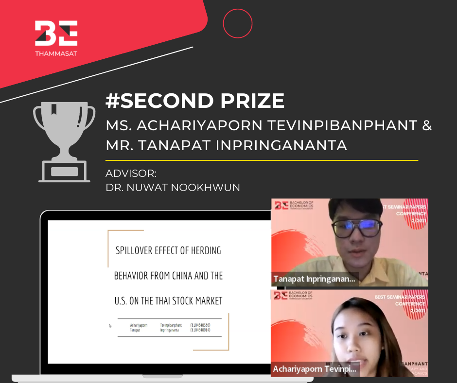 Congratulations to student winners of the Best Bachelor of Economics ...